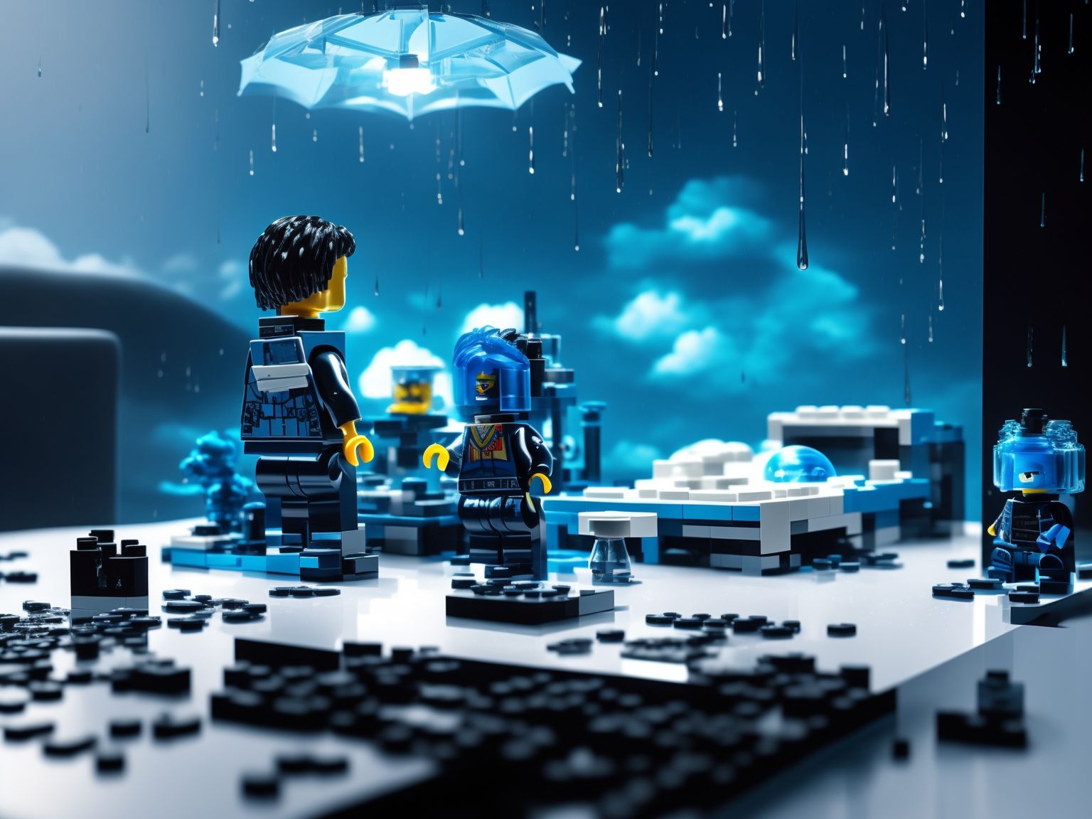 Lego Rain