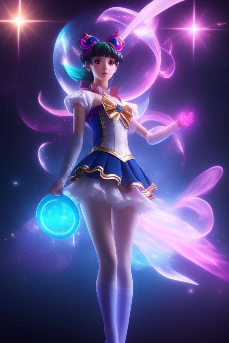 Cris Magical Girl Magic Solo Full Body Magic Circle Magical Transformation Masterpiece