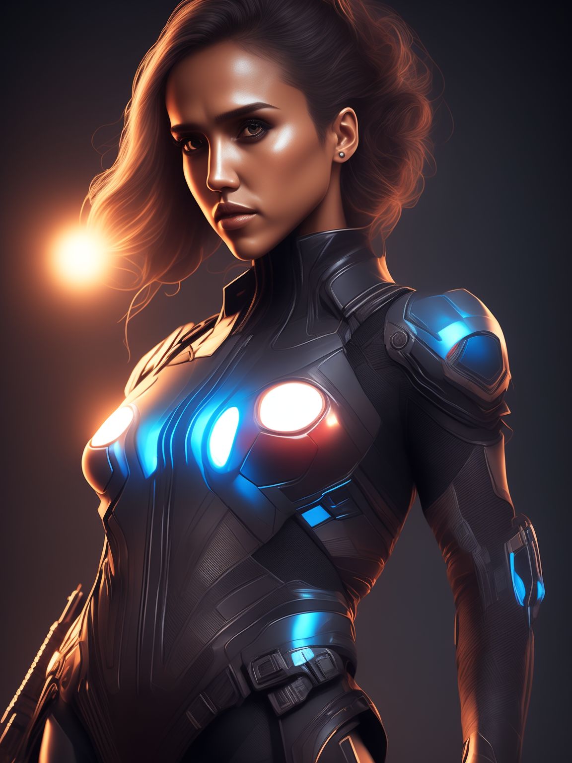 Jessica Alba Invisible Woman Suit