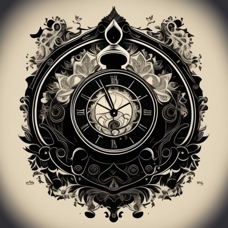 Traditional Clock Tattoo