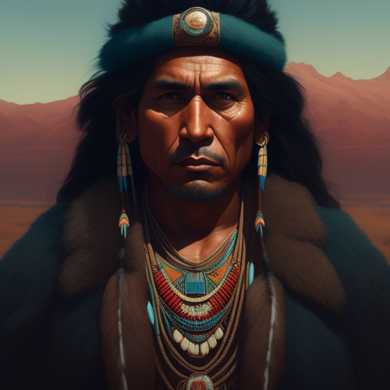 Native American Faces Modern