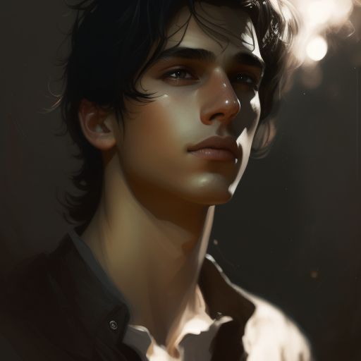 frizzy-bat424: Long, silky black haired, smooth skinned, chiselled ...