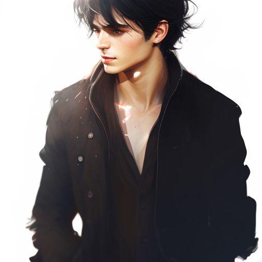 frizzy-bat424: Long, silky black haired, smooth skinned, chiselled ...