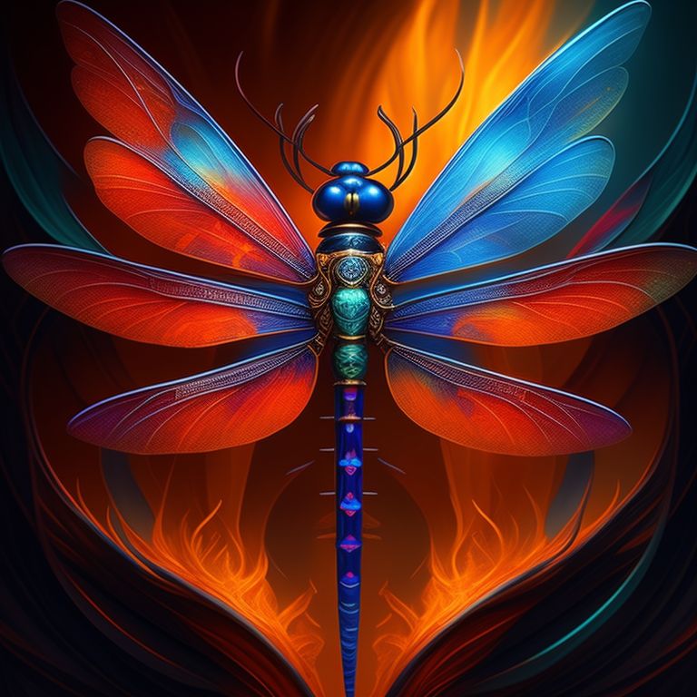 Dragonfly Fantasy Wallpaper