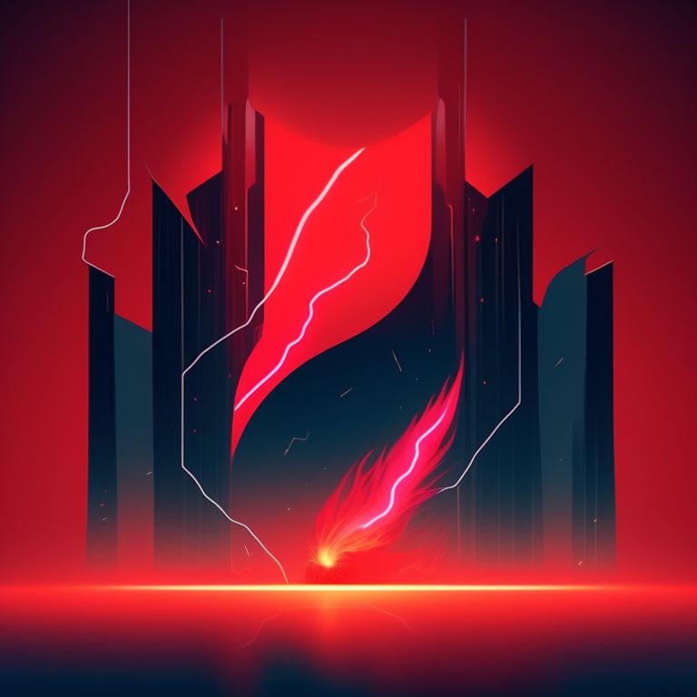 hallowedman: A red pill, all red, glowing with a bright red light and ...