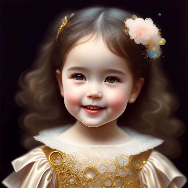еленашевнина: portrait of a cute girl, 2 years old, smiling, soap ...
