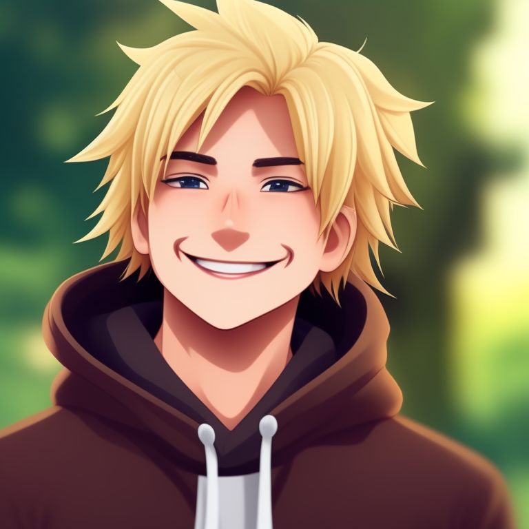 Anime Guy Smile
