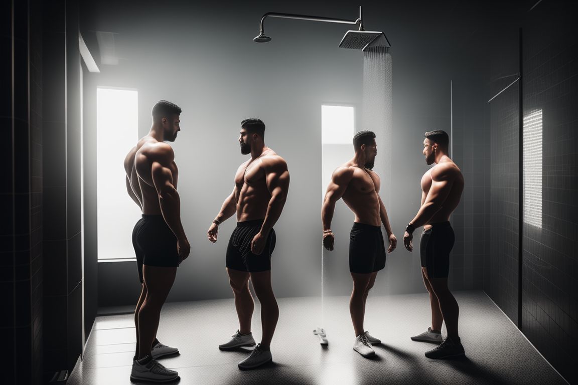 Buff Boys In Showers