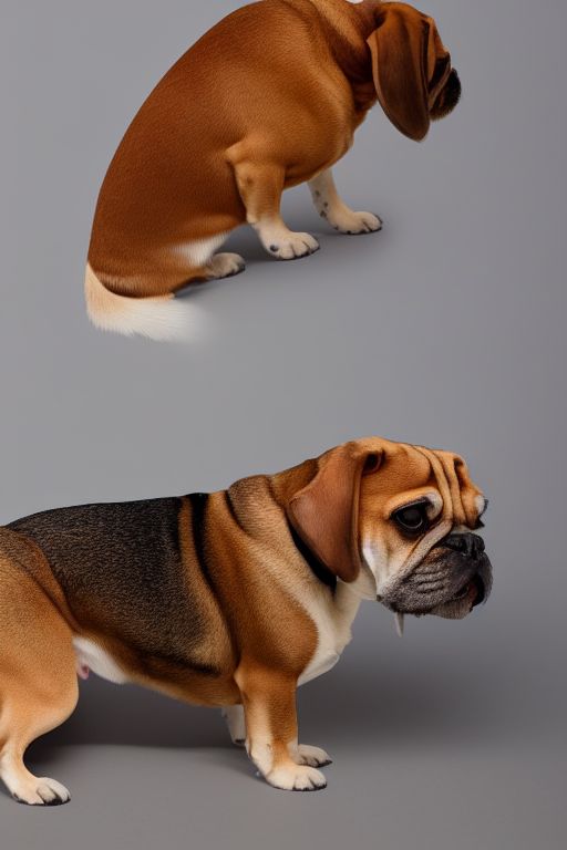 impure-deer189: a puggle dog 3 years old happy dog brown on ears stocky ...