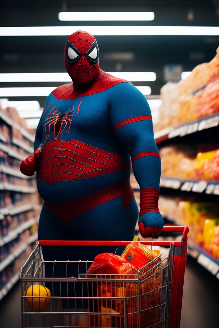Fat Spiderman Funny