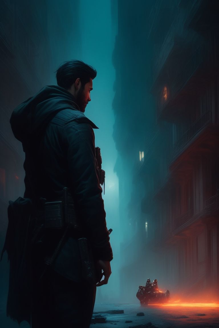 regal-whale903: Forbidden Love" - A dark, brooding man leans against a ...