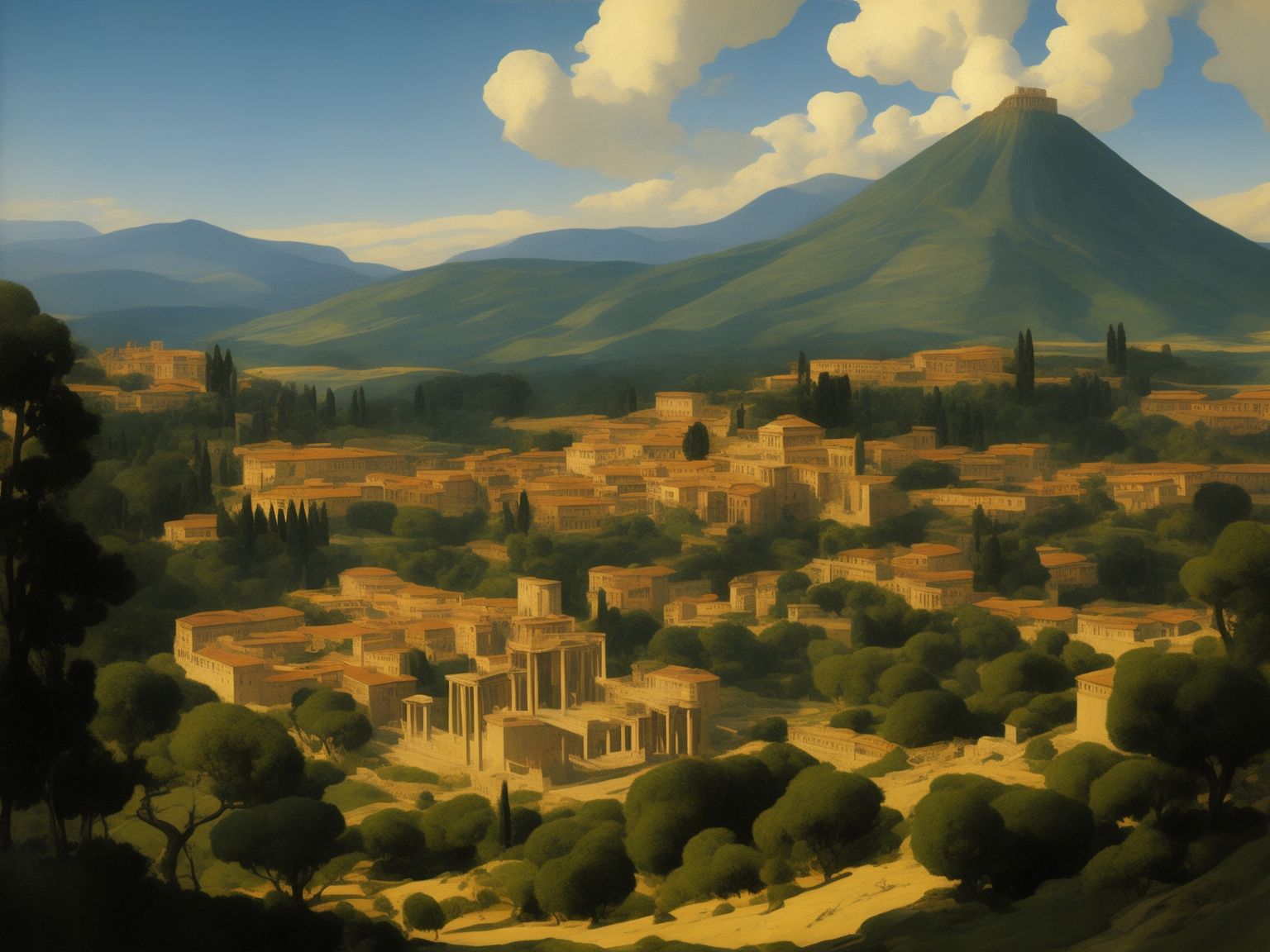 Italian Peninsula Mountain Range
