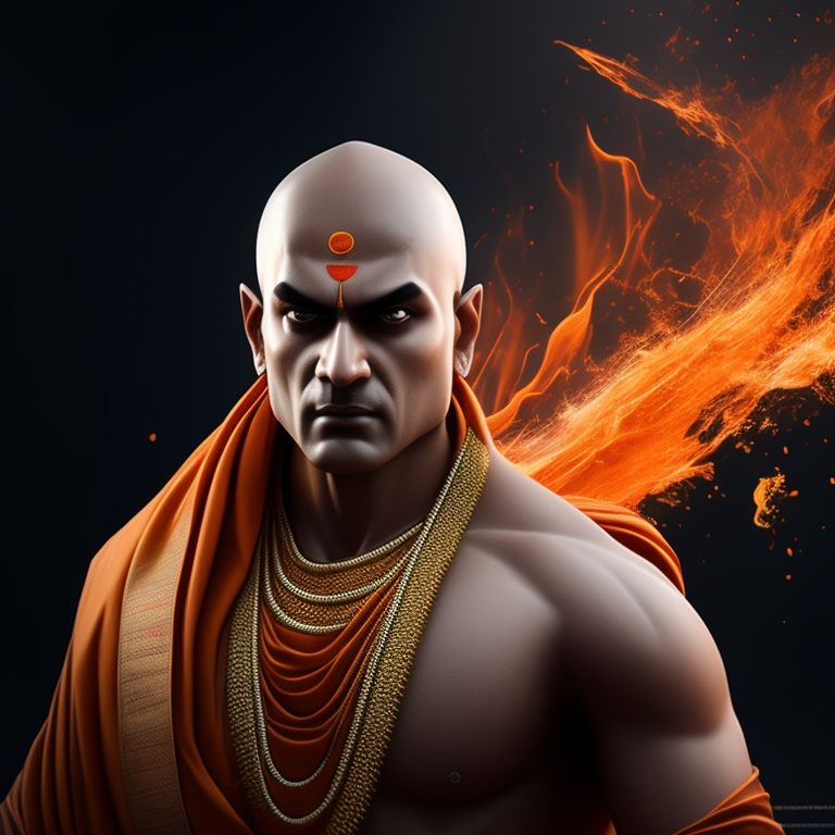 fancy-grouse754: angry acharya chanakya wearing hindu brahmin outfit in ...