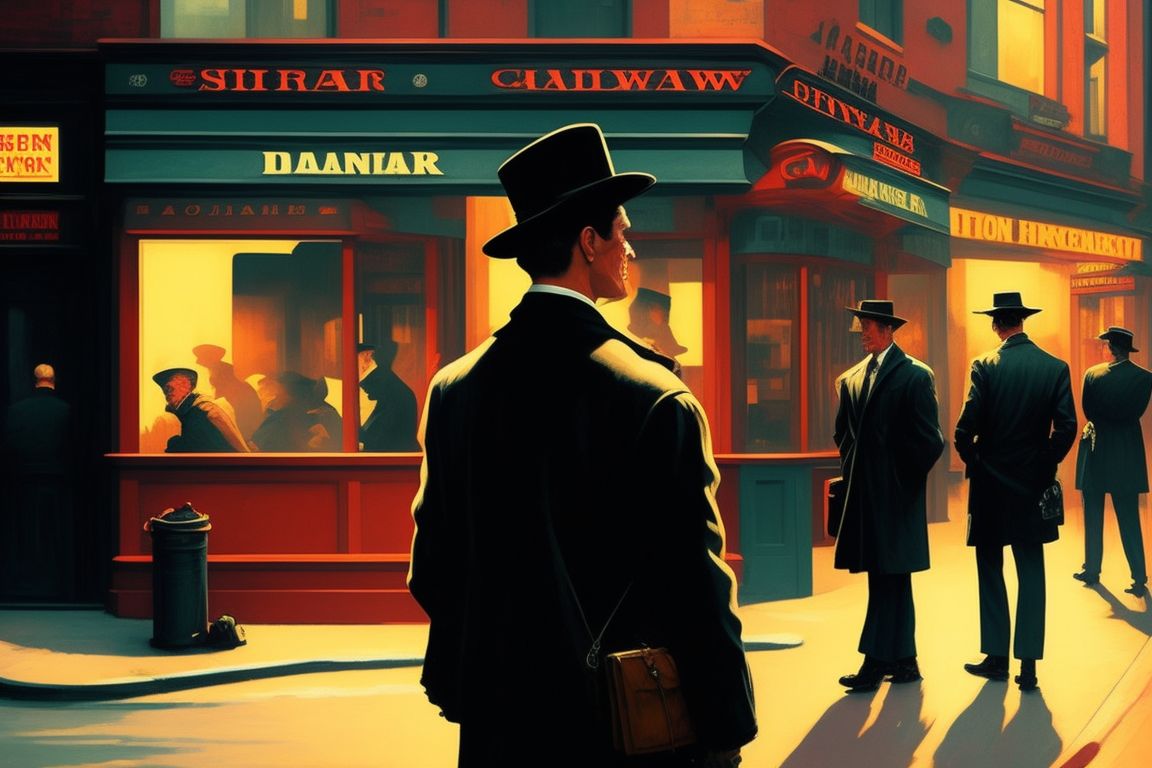 snappy-ape154: illustration of a man, Pickpocket, gambler, robber, discreet