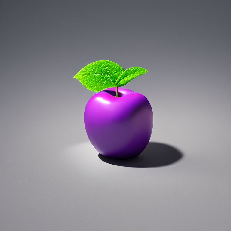Purple Apple Clipart