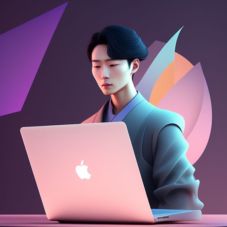 sinful-otter787: Korean software engineer, male, no glasses, standing ...