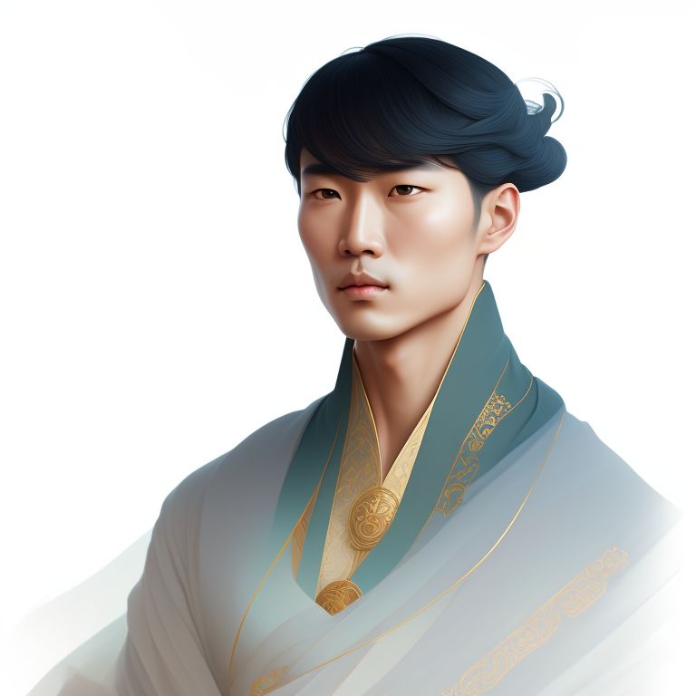sinful-otter787: asian male, serious, handsome, mystical, prince