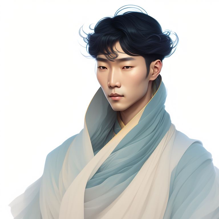 sinful-otter787: asian male, serious, handsome, mystical, prince