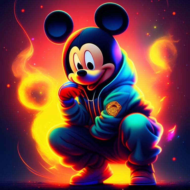 Mickey Mouse Thugged Out