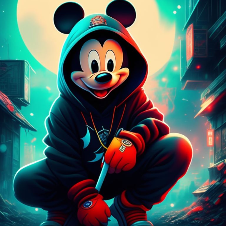 Mickey Mouse Dope Wallpaper