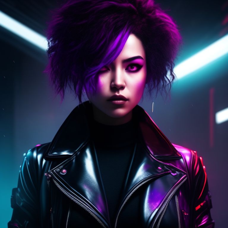 Light Purple Scene Hair