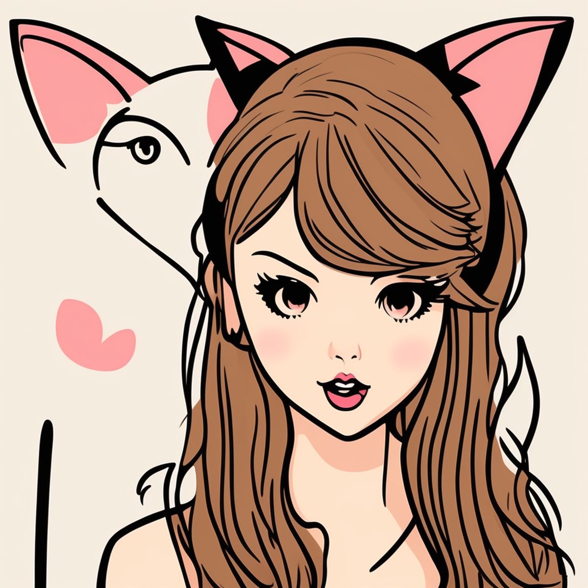 Cat Ears Drawing