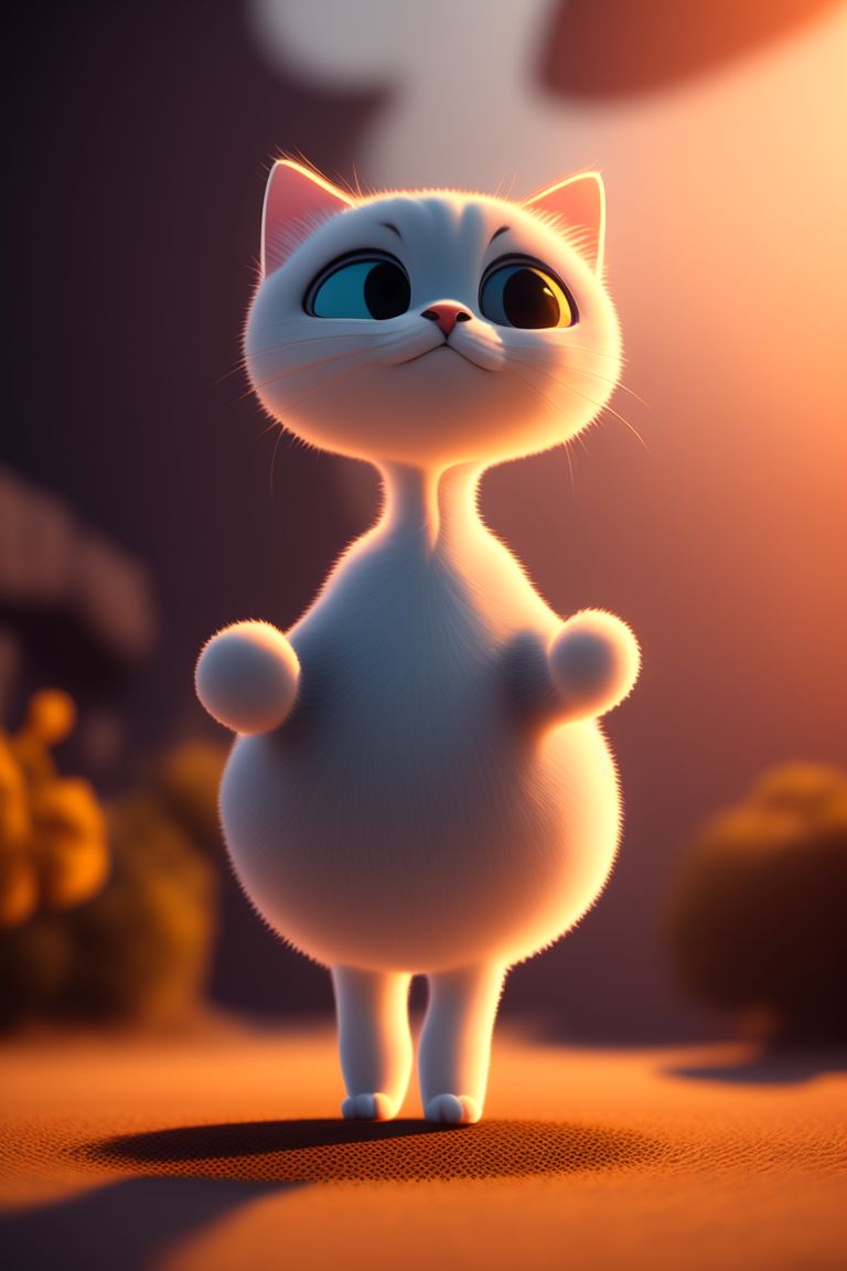 little: ping cat normal walk