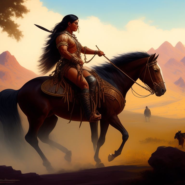 Apache Indian Warrior