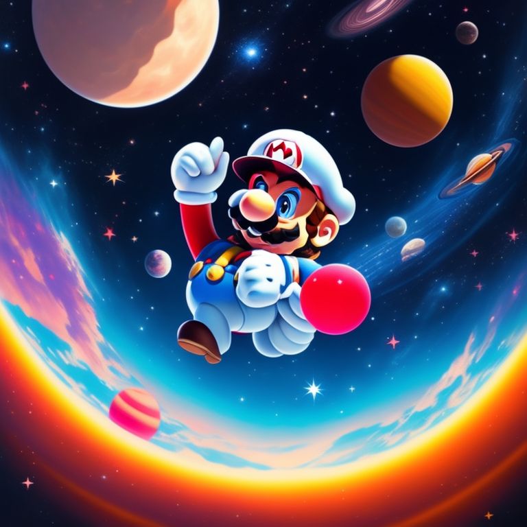 Super Mario Galaxy Black Hole Wallpapers