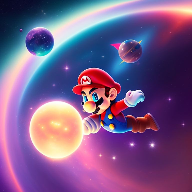 Super Mario Galaxy Black Hole Wallpapers