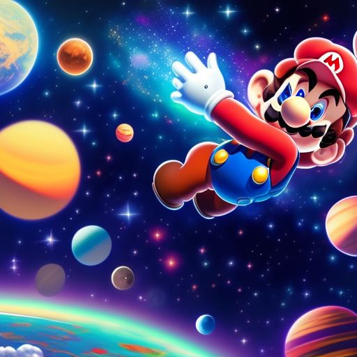 Super Mario Galaxy Black Hole Wallpapers