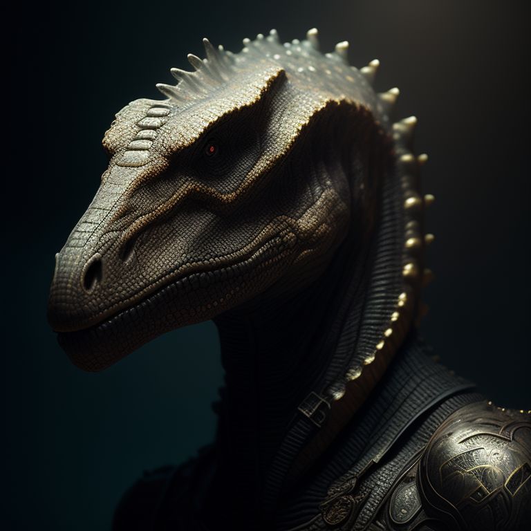 Half Human Half Dinosaur