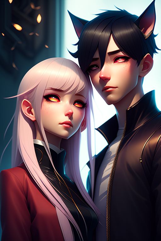 Human With Cat Ears Anime