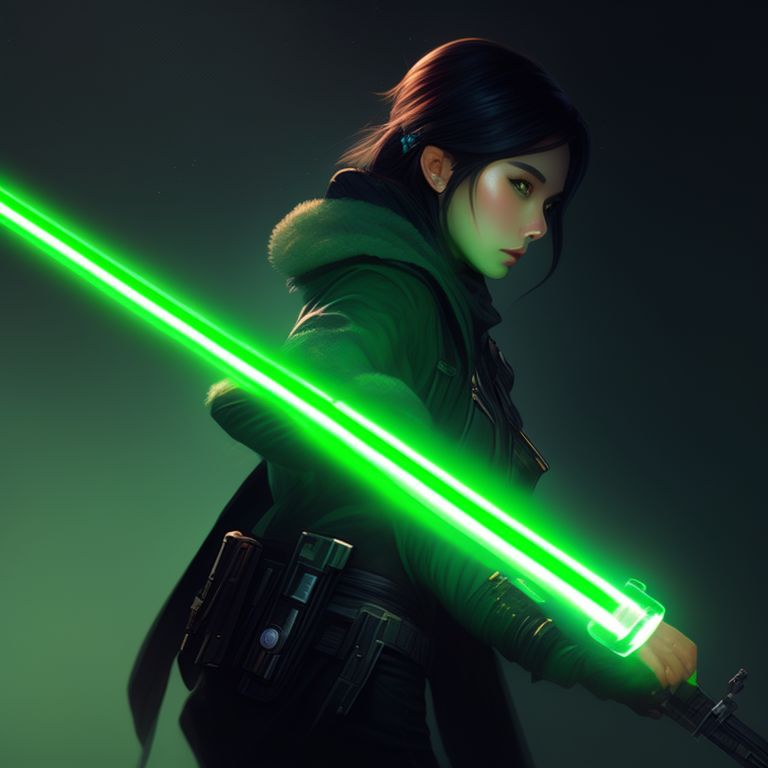 Female Jedi Green