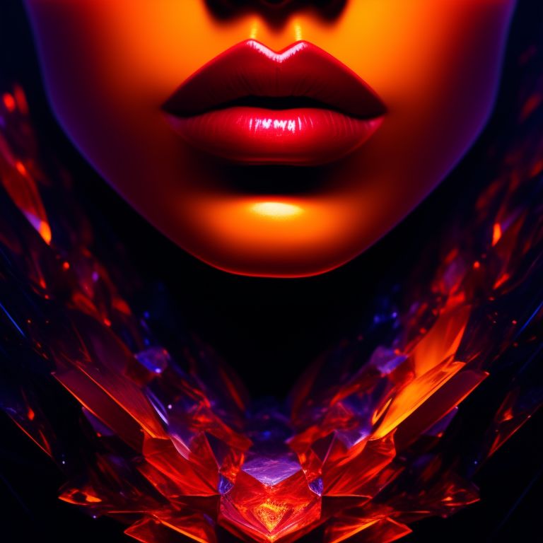 FIERY LIPS by Max Turbo | PromptHunt Template