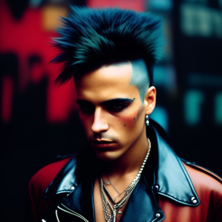 80s Punk Rocker Men