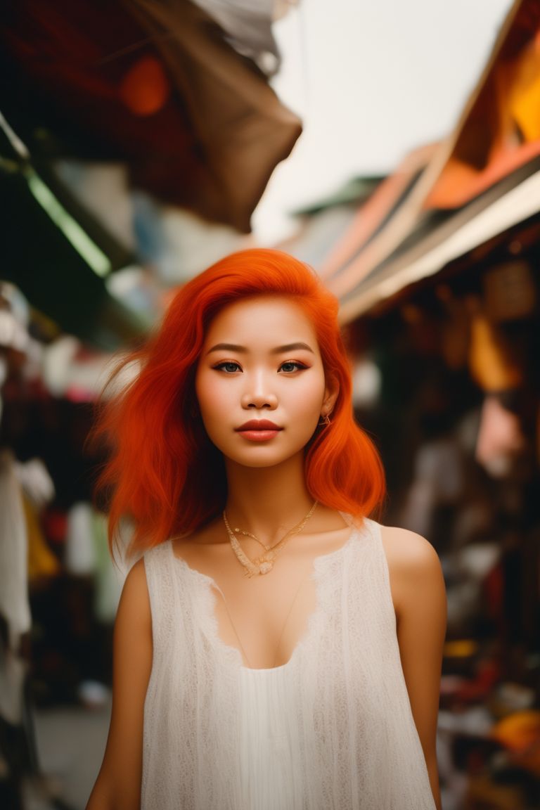 Girls With Bright Orange Hair