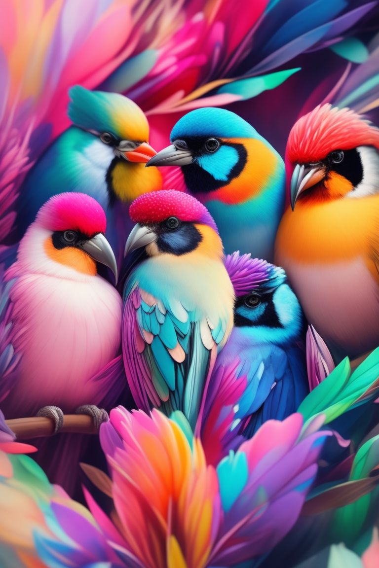 Beautiful Colourful Birds