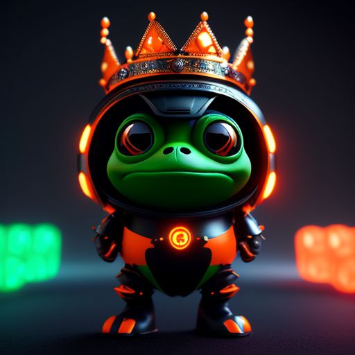 ChangeO: Pepe the frog as anubis tech armor in black and orange and ...