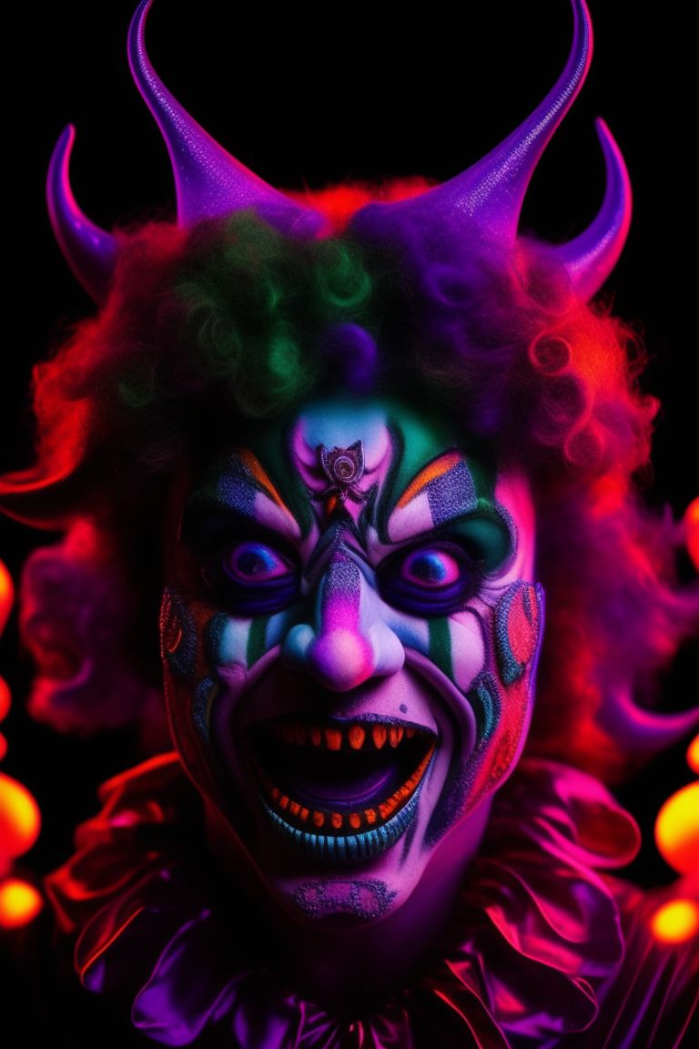 Court Jester Face Makeup