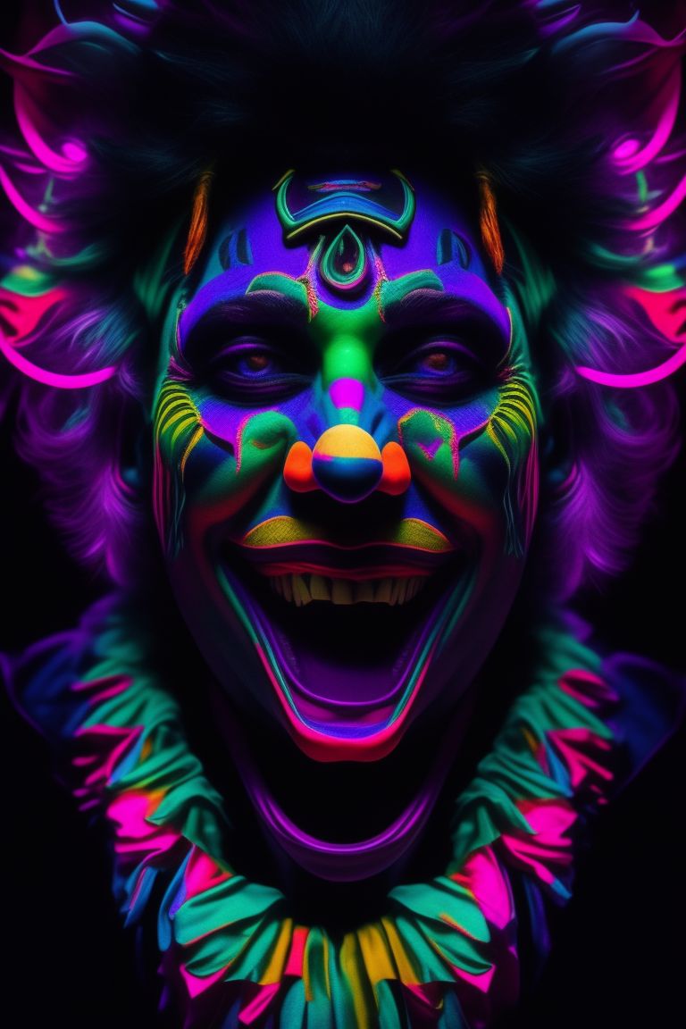 Wicked Jester Face Paint