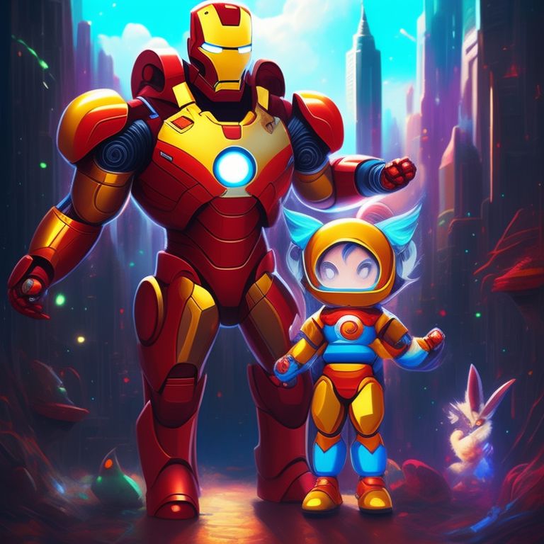 Baby Iron Man Cartoon