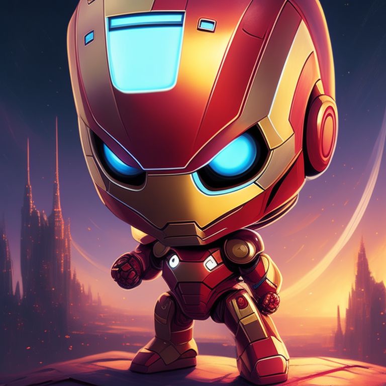 Baby Iron Man Cartoon