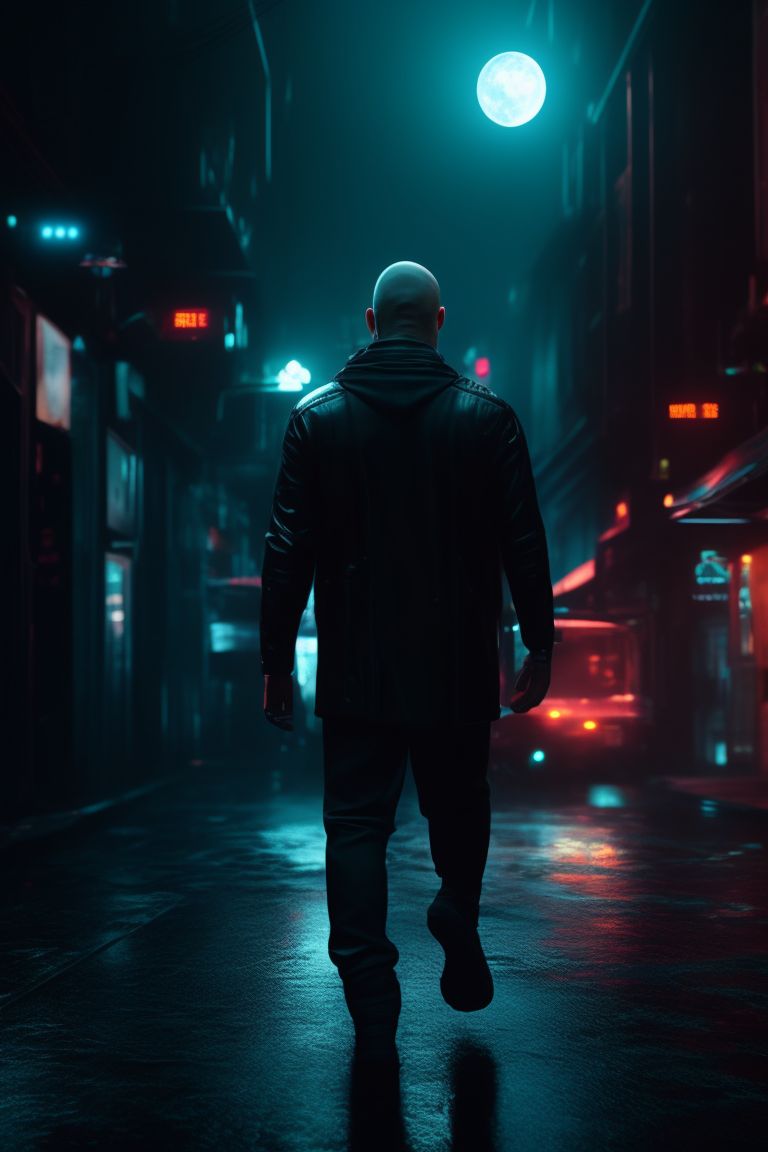 rare-ape677: bald man with drone, octane render, unreal engine, hiper ...