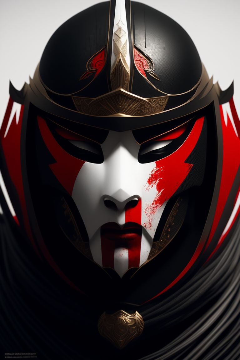 Samurai Mask Wallpaper
