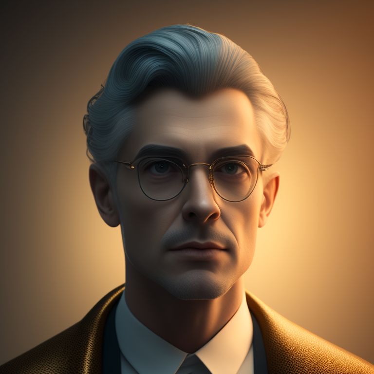 rare-cobra433: a gay professor with an intelligent and intimidating looks