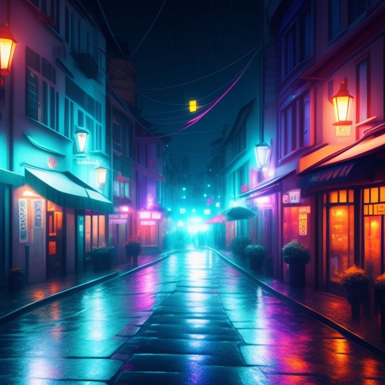 drafty-shrew643: A small and boring town with cold colors, with ...