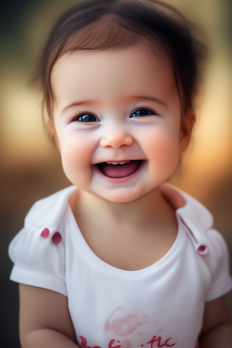 Laughing Baby Girl Wallpaper