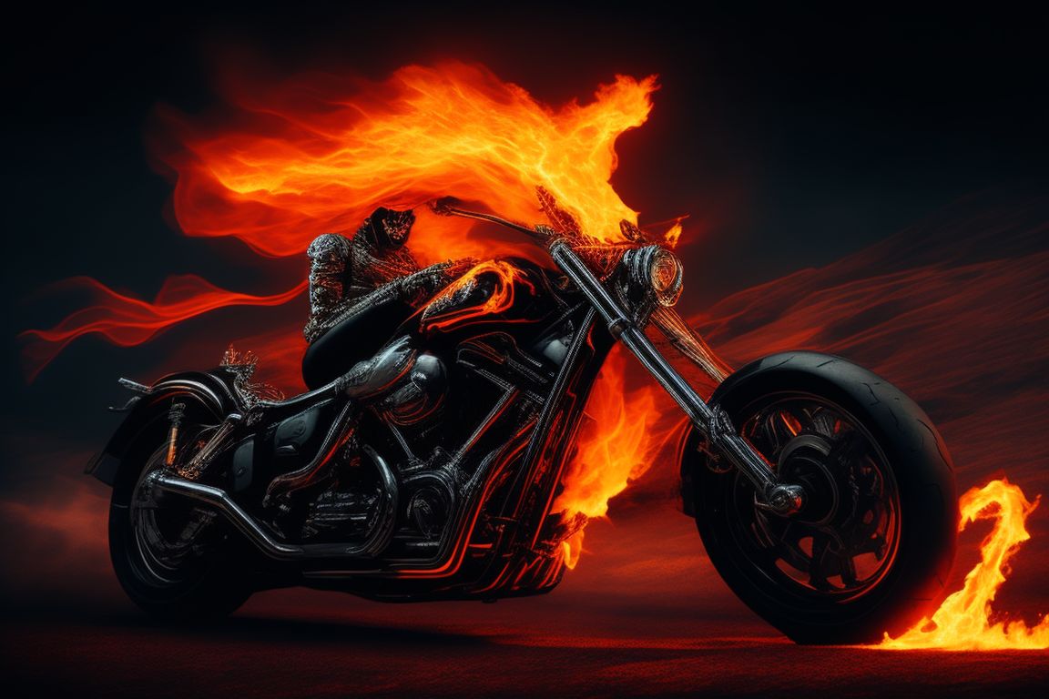 Ghost Rider Red Flame