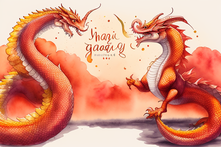 Thai Naga Drawing